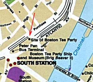 Where Was the Actual Boston Tea Party Site?
